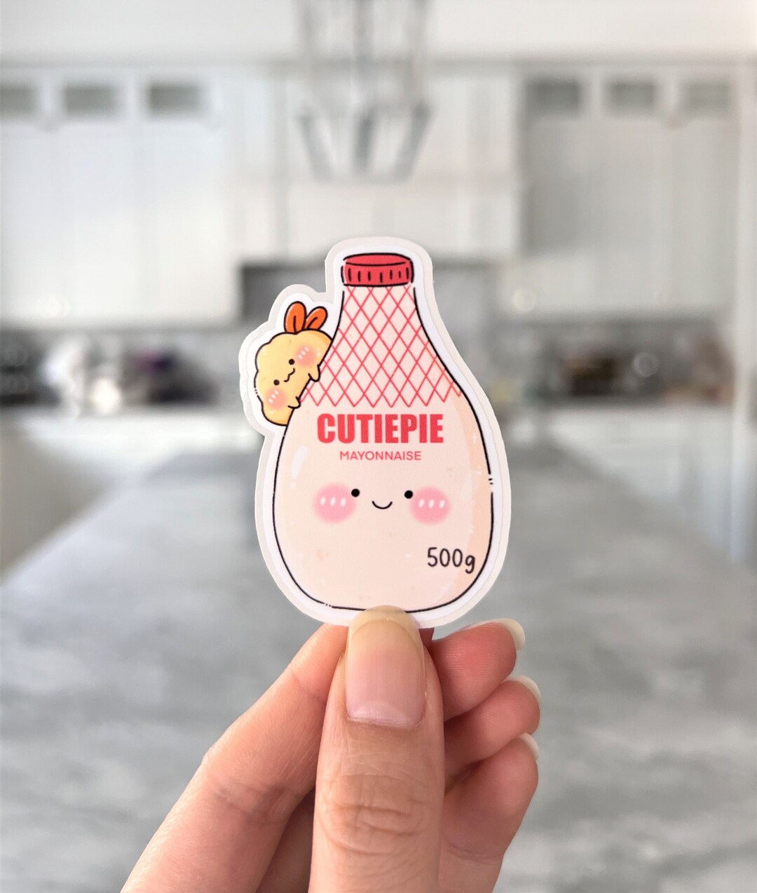Cute Mayo Stickers Asian Sauce Waterproof Sticker for Laptop, Daily ...