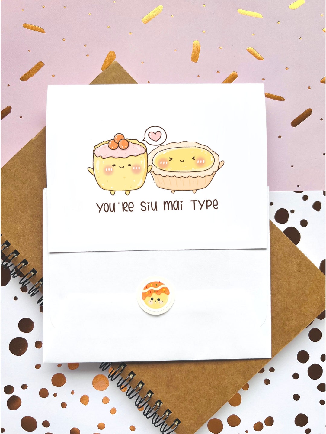 You Are Siu Mai Type | Cute Dim Sum Card | Happy Wedding Anniversary ...
