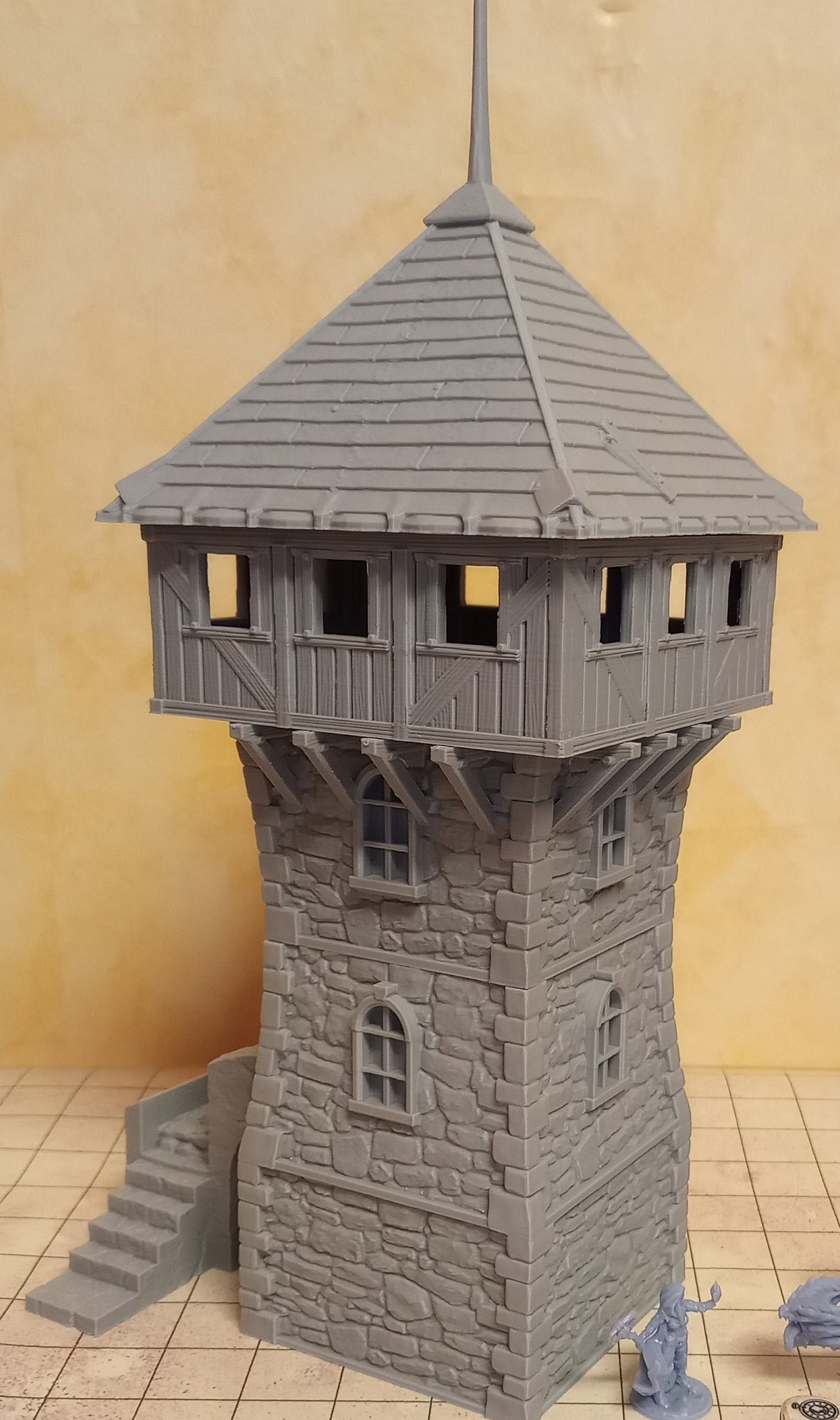 Defense Tower | Watchtower With 3 Floors - Tabletop Building | Medieval ...