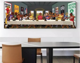 Nba Last Supper - Etsy