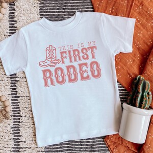 This is My First Rodeo Shirt 12month to 5T Birthday Tshirt - Etsy