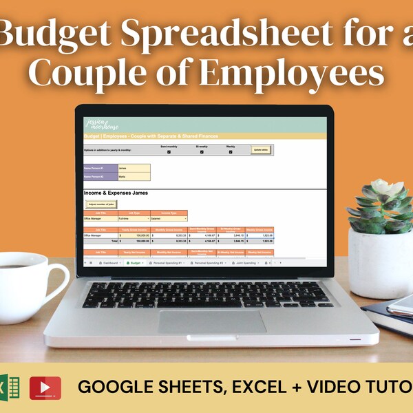 Shared Expense Spreadsheet - Etsy
