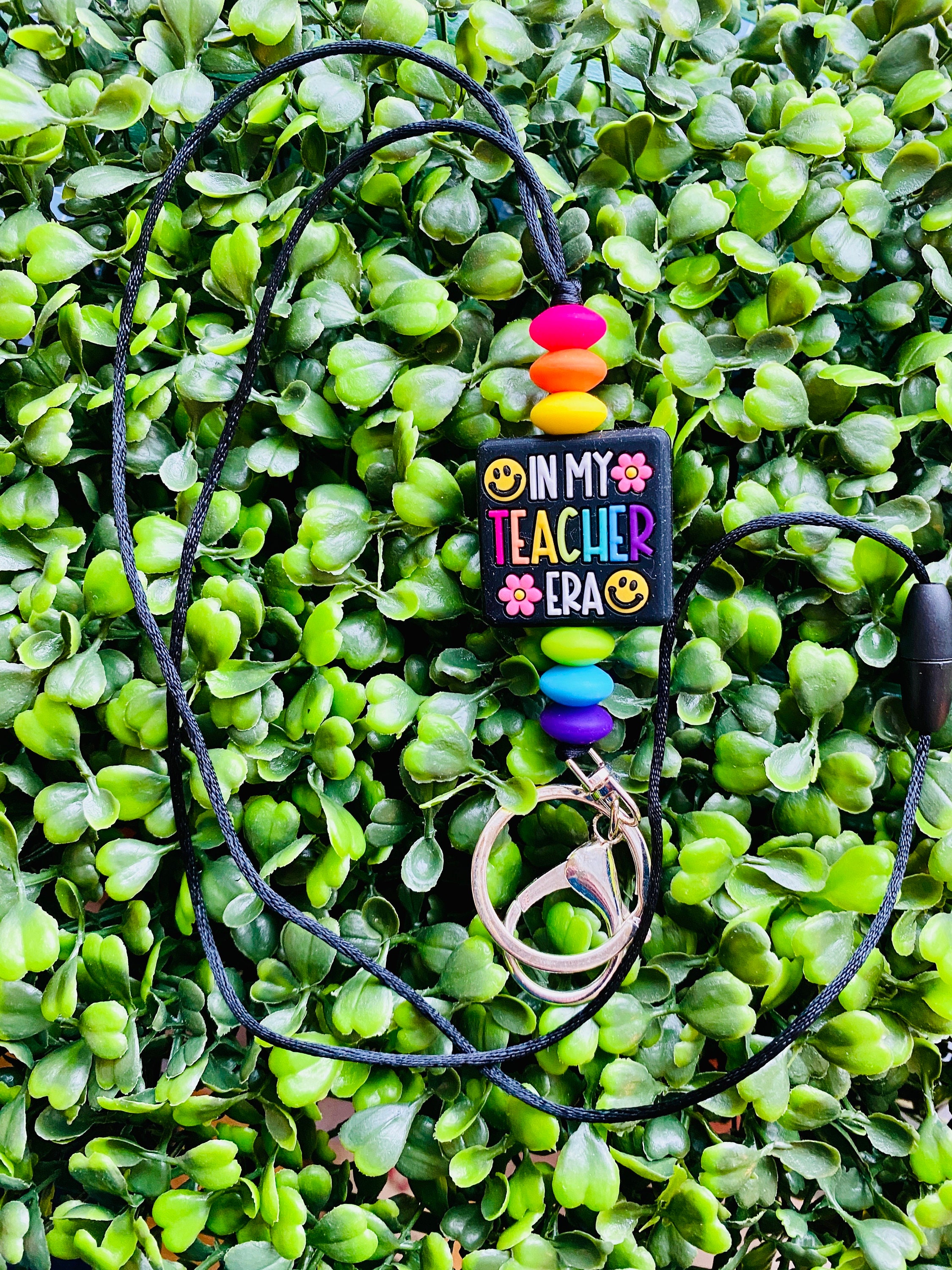 Beaded Lanyard, Teacher Lanyard, Lanyard for Teacher, Teacher ...