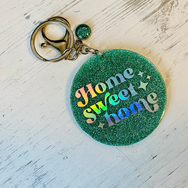 Home Keychain - Etsy