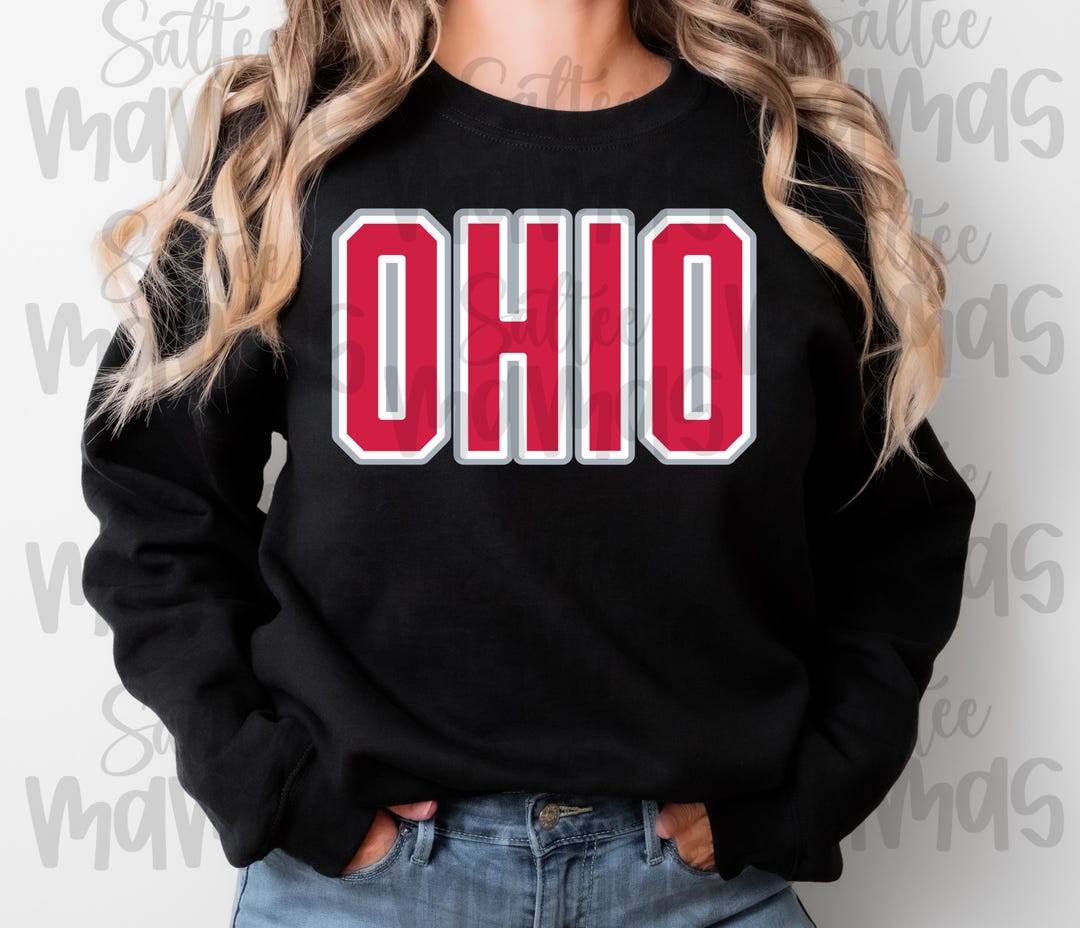 Ohio Spirit Design, Ohio Football PNG - Etsy