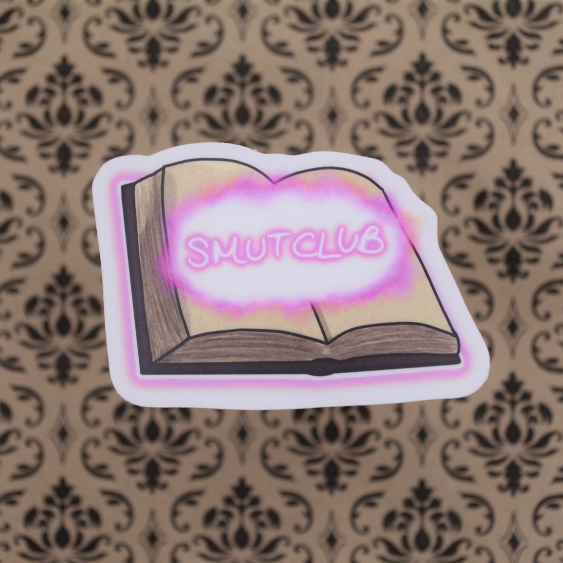 Smut Club Edition Magic Book Sticker Waterproof Vinyl Etsy