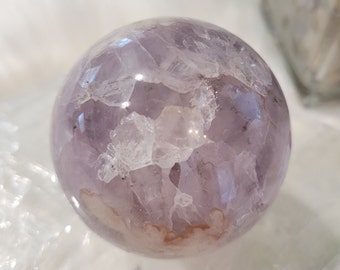Pink Flower Agate Sphere - Etsy