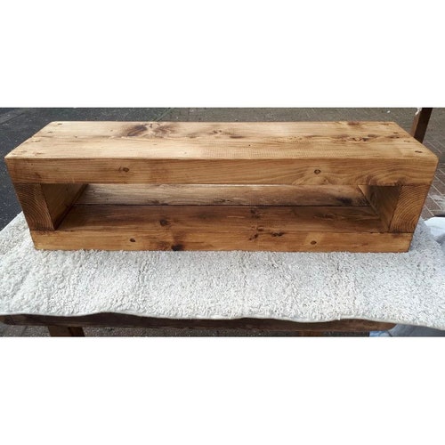 Slipper Rustic TV Unit Extra Chunky Solid Wood Stand/cabinet - Etsy