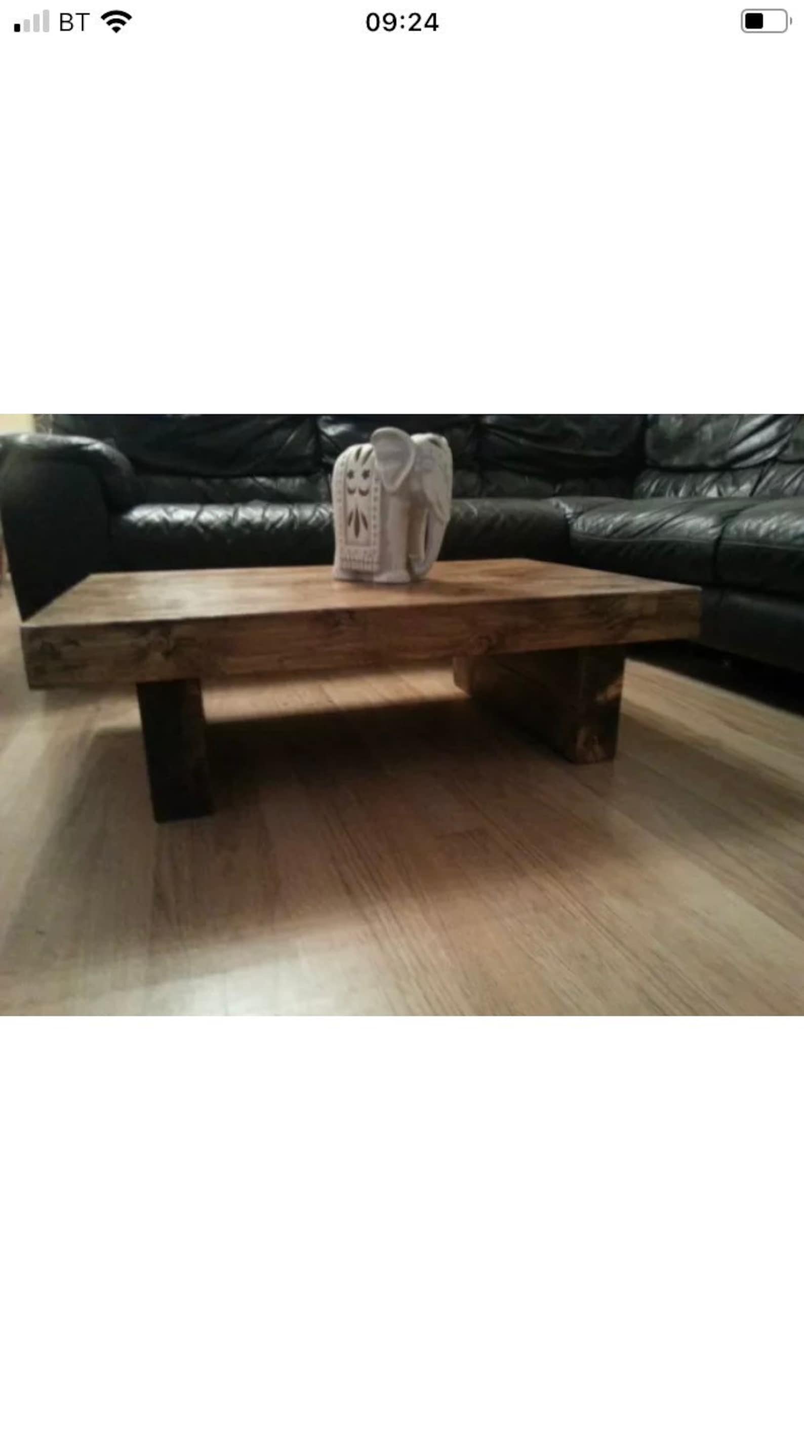 Extra Chunky Reclaimed Rustic Coffee Table - Etsy UK