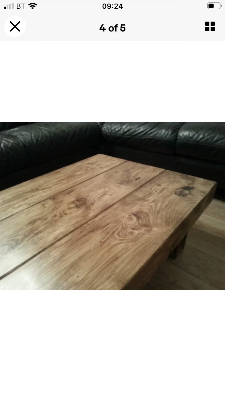Extra Chunky Reclaimed Rustic Coffee Table - Etsy UK