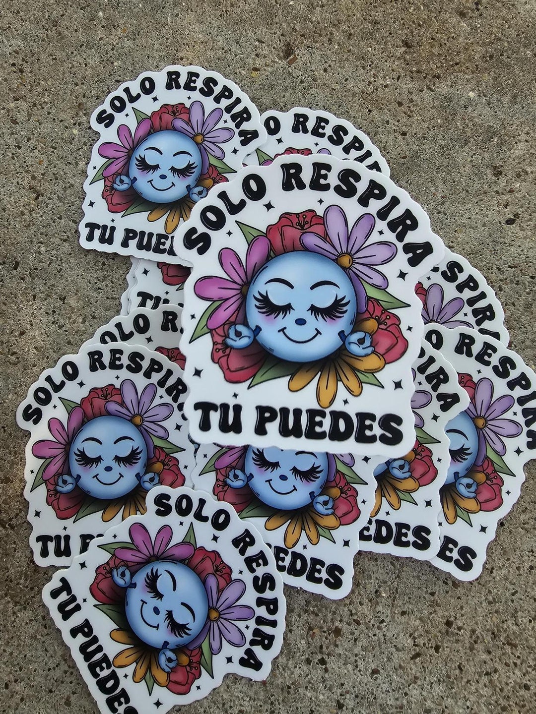 Solo Respira Tu Puedes Motivational VINYL Sticker for Your Laptop ...