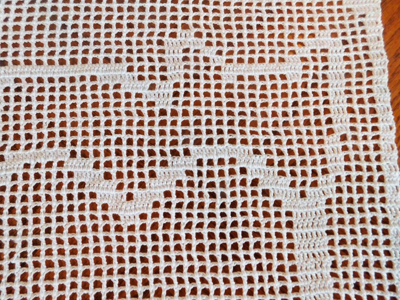 Filet Crochet Cat Pattern, Doily Pattern, Kitty Home Decor - Etsy