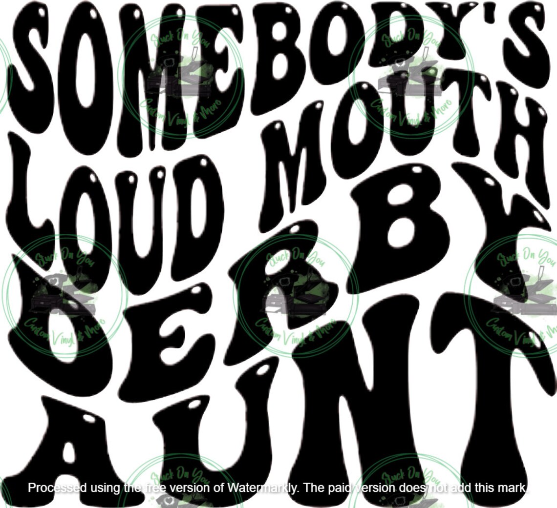 Wavy Loud Mouth Derby Female SVG Bundle Mama, Aunt, Sister, Niece ...