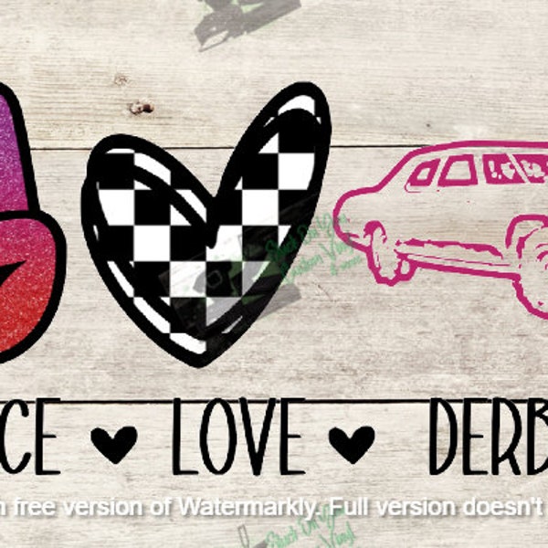 Derby Car Svg - Etsy