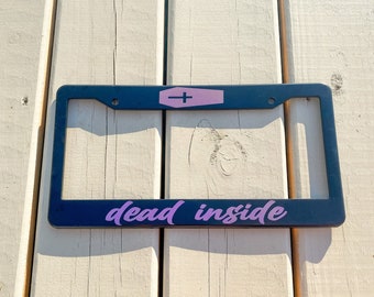 Spider License Plate Frame Horror Car Accessories Halloween - Etsy