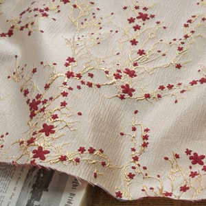 Gold Thread Jacquard Fabric: 3D Oil Painting Texture, 55" Wide - Etsy