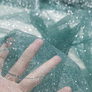 Glitter Voile Fabric: Silver-sprayed Mesh, Romantic Wedding Veil, 59"w ...