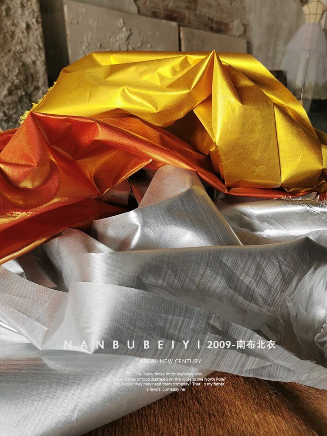 Double-sided Color Reflective Gold Fabric, Luxury Designer Sewing ...