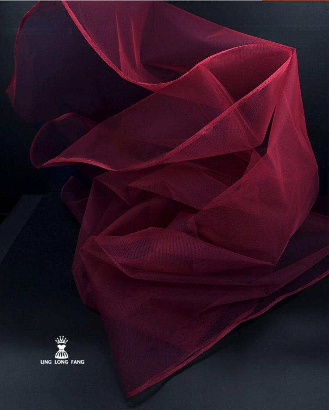 Hard Yarn Stiff Organza Fabric, 62"w 26 Colors DIY Designer Fabric ...