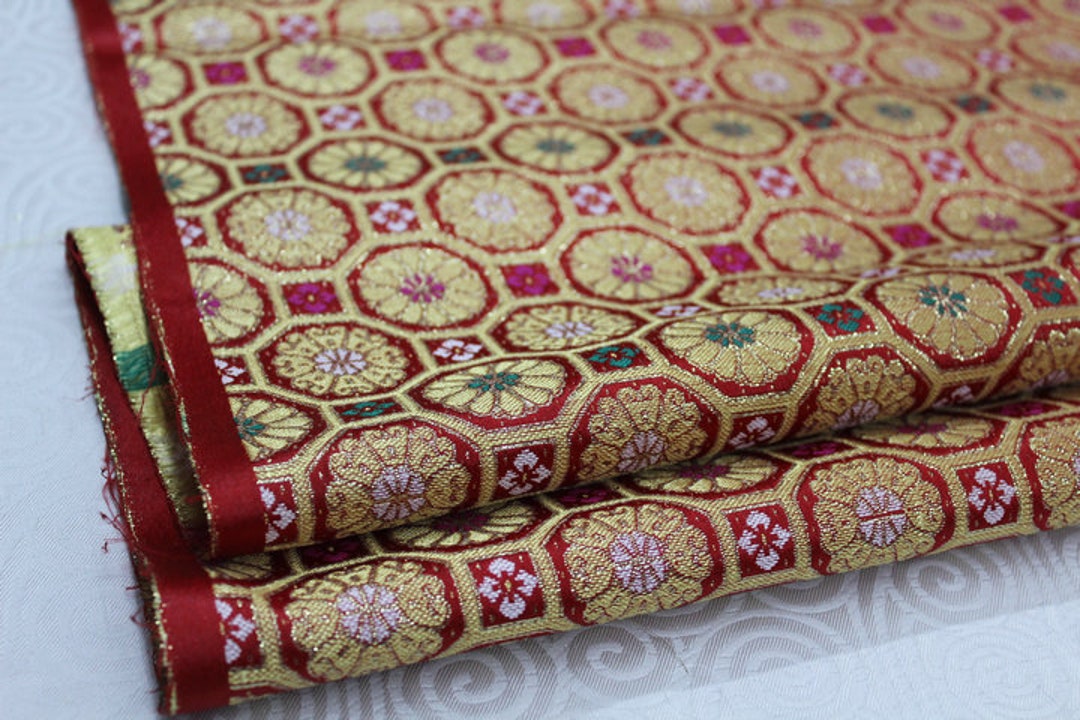 29"w Tibetan Textile, Tibetan Fabric, Upholstery Fabric, Tibetan Robe ...