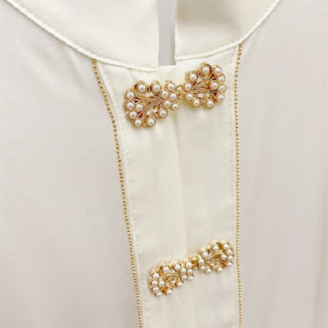 Metal Frog Buttons: Cheongsam Hanfu Closure, Sewing Fasteners - Etsy