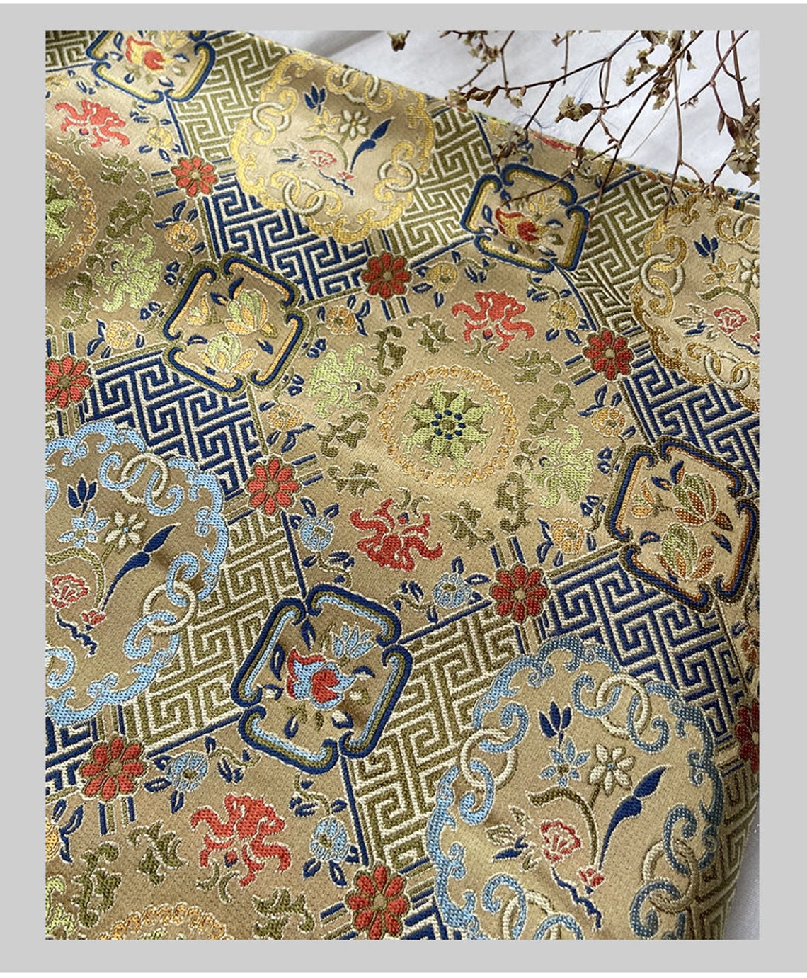 57 and 29w Song Brocade Chinese Wishful Window | Etsy