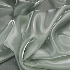 Crystal Silk-satin Fabric: Water-shine Metallic Luster, 57" Wide - Etsy