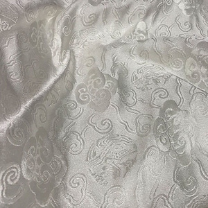 2 Color Cloud Style Brocade Fabric, Jacquard Fabric, Costume Dress ...
