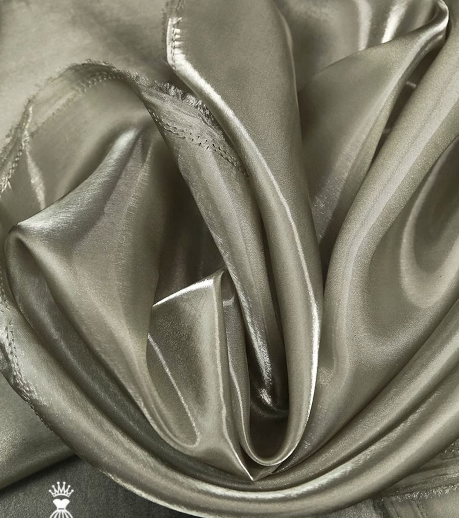 Crystal Silk-satin Fabric: Water-shine Metallic Luster, 57" Wide - Etsy