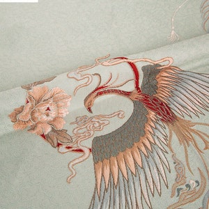Phoenix Jacquard Fabric: 3D Upholstery, Costume & Decor - 57"w - Etsy