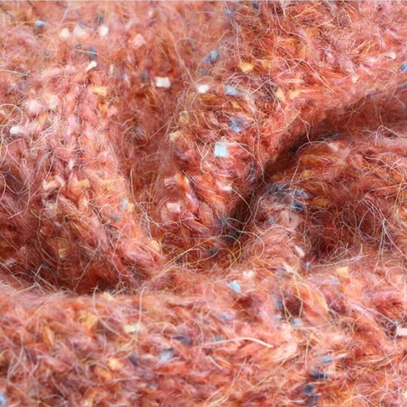 Rainbow Mohair Silk Yarn: Hand-dyed Lace, Knitting Crochet Weaving - Etsy