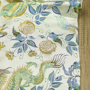 Filled With Dragons Jacquard Fabric, Designer Fabric, Prom Dress, 59"w ...