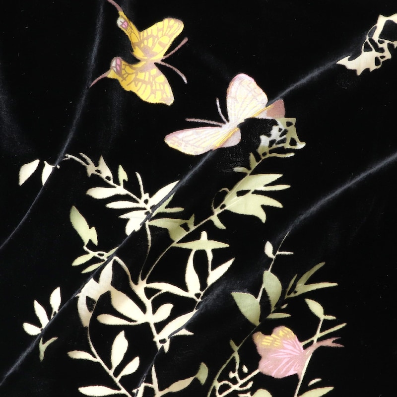 Printed Velvet Fabric - Etsy