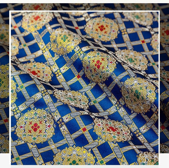 Japanese Nishijin Fabric Traditional Japanese Style Jacquard - Etsy