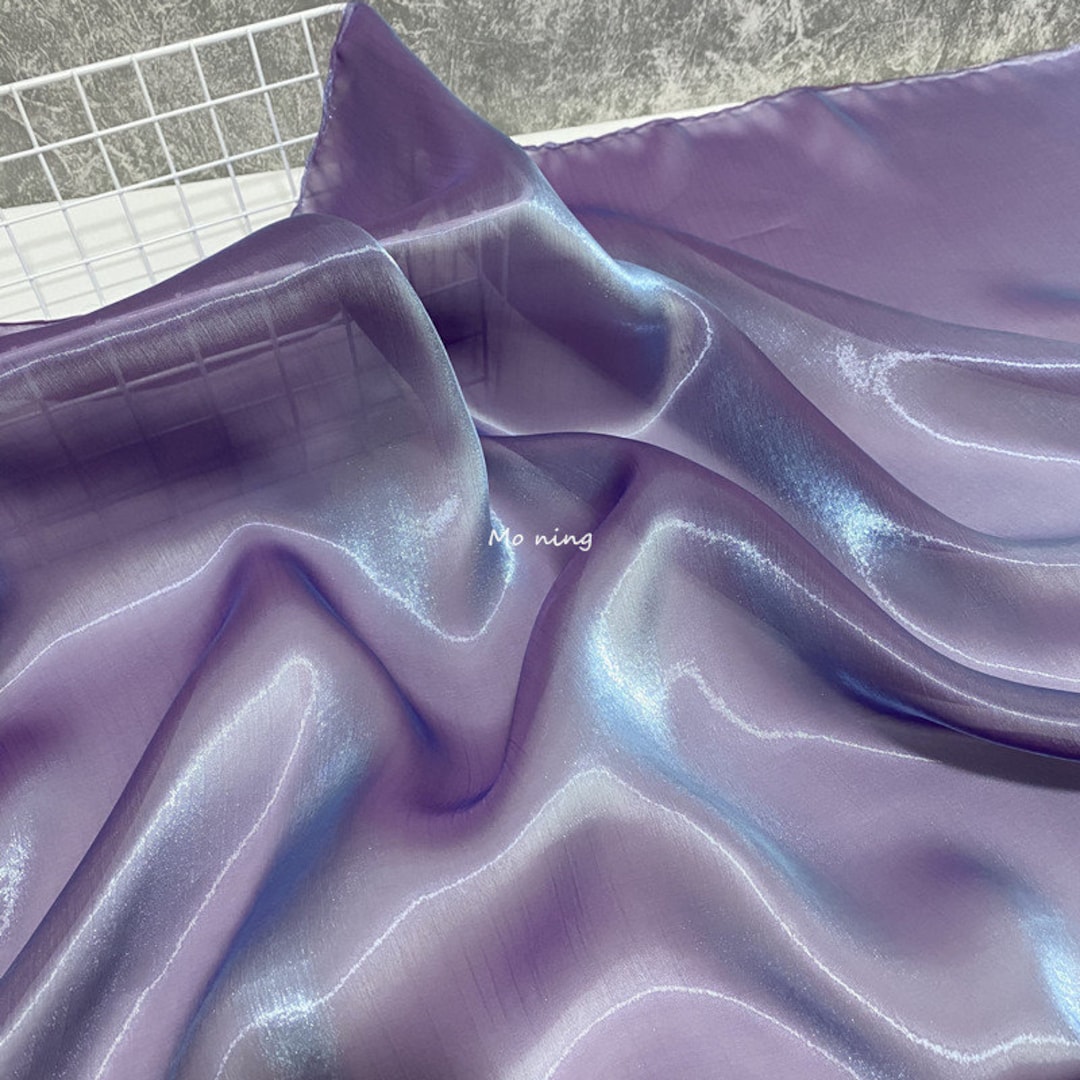 Water-shine Crystal Silk-satin Fabric: Metallic Luster, 57" Wide - Etsy