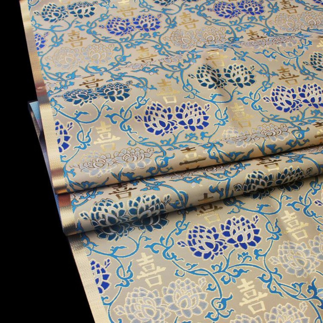 Chinese Emperor Queen and King Wedding Cheongsam Fabric, Embroidery ...