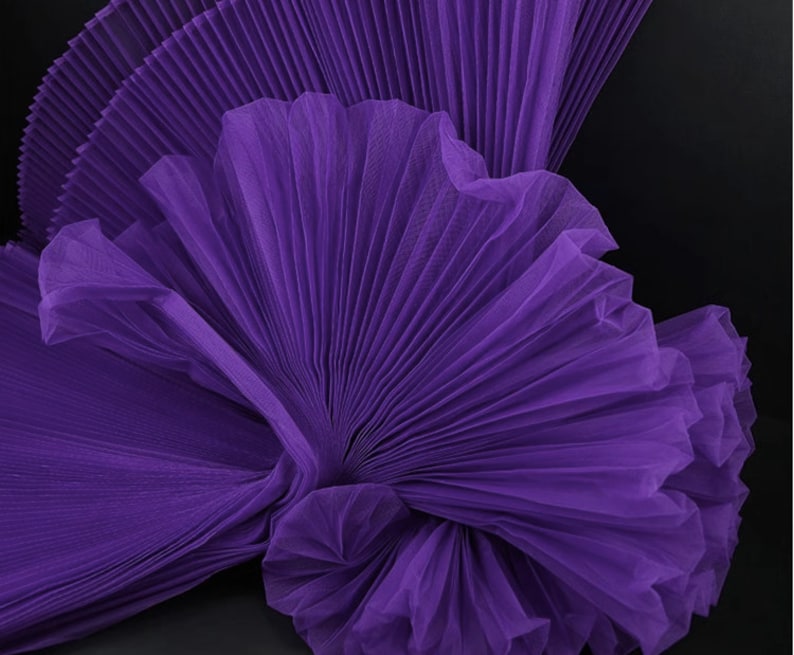 Pleated Organza Fabric: 63" Wide Stiff Designer Material - Etsy