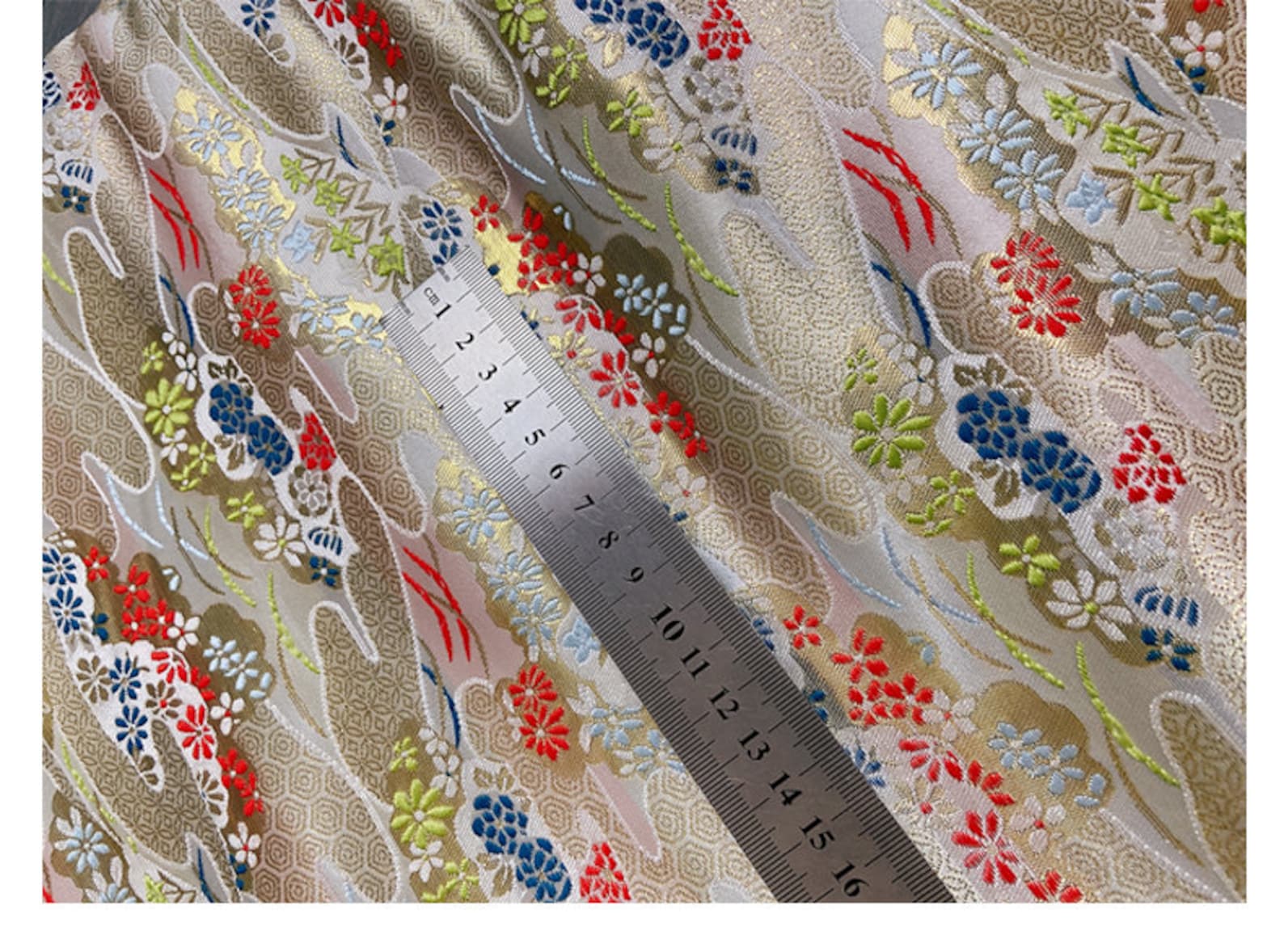 Japanese Nishijin Ori Silk Brocade Fabric Traditional - Etsy