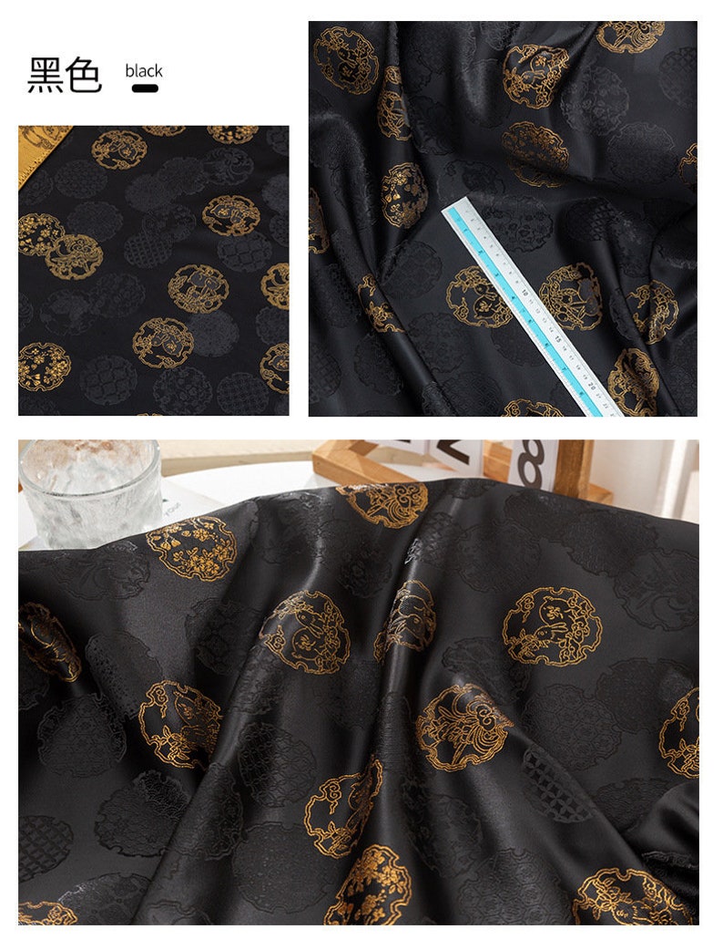 Nishijin Brocade Fabric: Japanese Gold Thread Upholstery, Costume ...