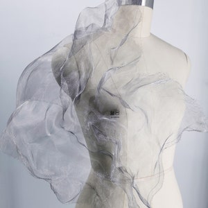 39"w Cloud and Smoke Into Rain Wire Mesh Fabric, Creative Modeling ...