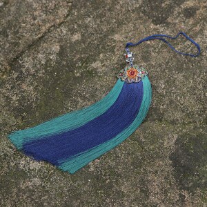 16.5cm Handmade Two-color Tassel, Antique Purse, Sachet Fan, Hanging ...