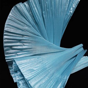 Metallic Luster Lace, 69cm Wide 3D Folds Ruffle Organza, Designer ...