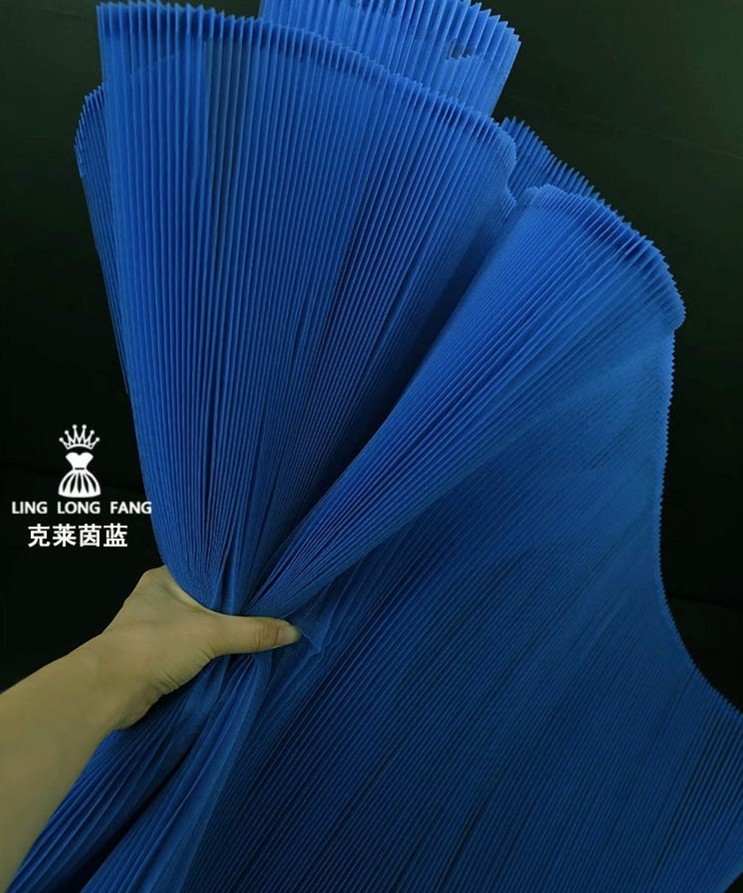 Stiff Small Pleated Hard Yarn Tulle Fabric, 63" W 21 Colors Designer ...
