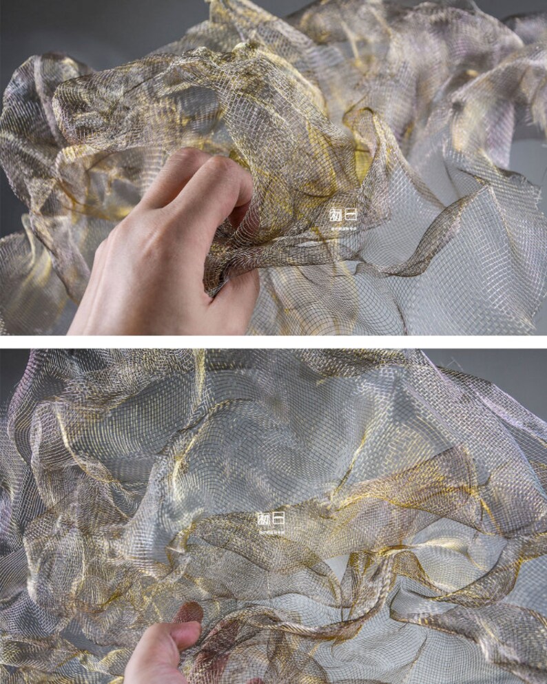 39w Cloud and Smoke Into Rain Wire Mesh Fabric Creative - Etsy