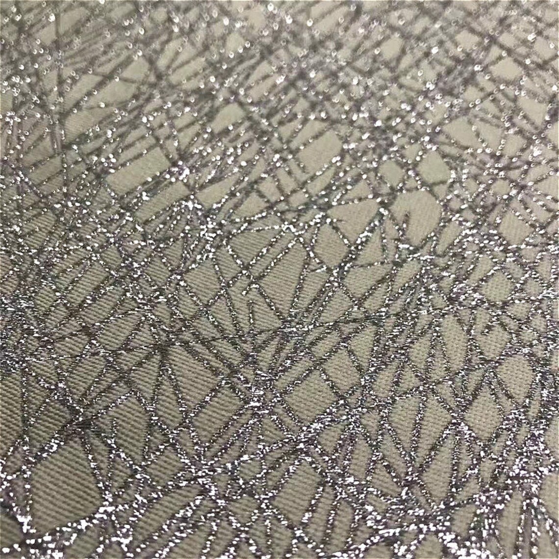 High-grade Silver Thread Texture Jacquard Designer Fabric - Etsy