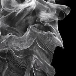 39"w Cloud and Smoke Into Rain Wire Mesh Fabric, Creative Modeling ...