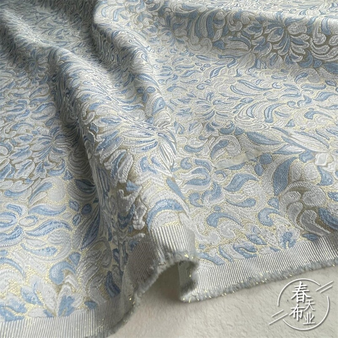 Gold Thread Embossed Palace Jacquard Damask Fabric - 57"w - Etsy
