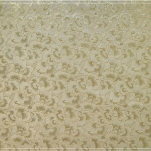 59"w Gold Thread Beige Jacquard Fabric/decorative Costume Dress Satin ...