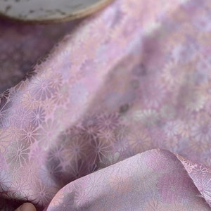 59"w Song Brocade Chinese Wishful Sun Flower Silk Brocade, Emperor ...