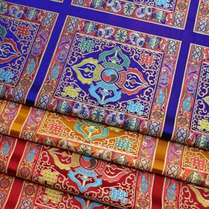 29"w Chinese Vintage Buddhism Tibetan Textile, Tibetan Fabric ...